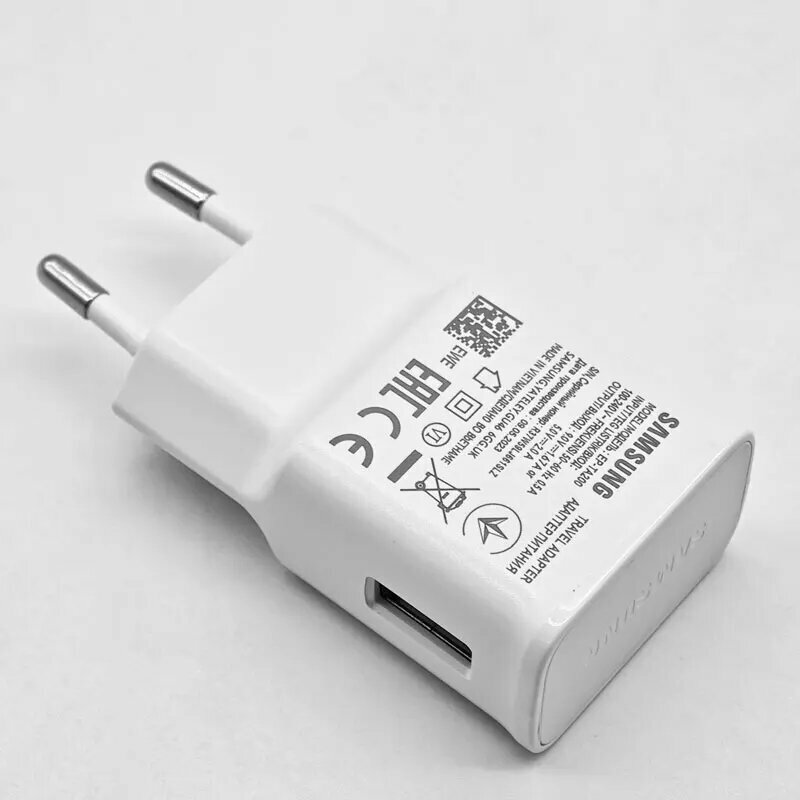 Samsung 15 Вт адаптер зарядки, White-Charger Only