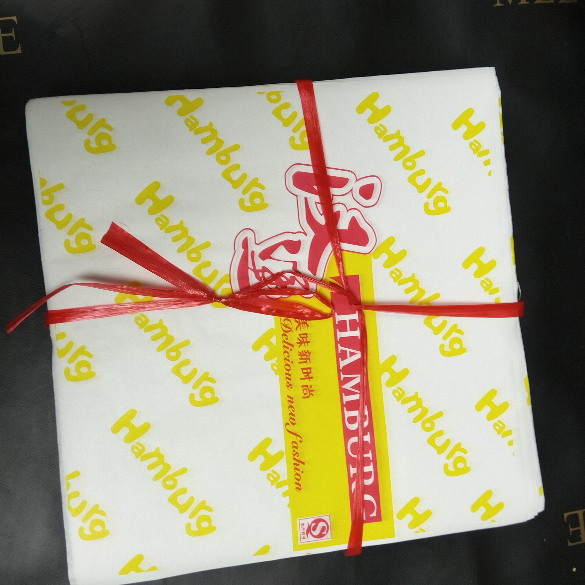 Одноразовая упаковочная бумага для бургеров Burger King, упаковочная бумага для мексиканских и старопекинских куриных роллов, бумага для тайваньских рисовых шариков.