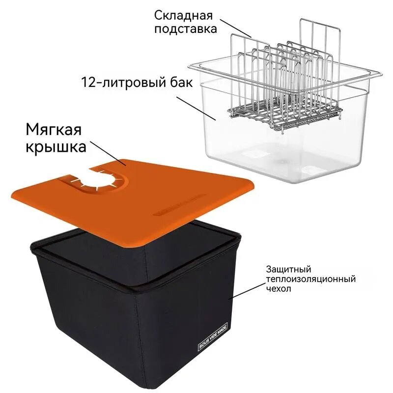Медленноварка YZ580 для приготовления пищи с механическим управлением