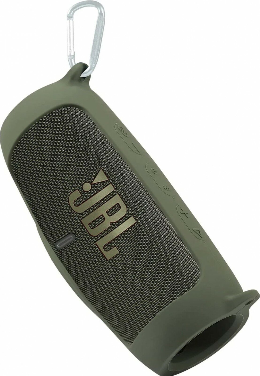 Силиконовый чехол MyPads для портативной колонки JBL Charge 5 оливковый