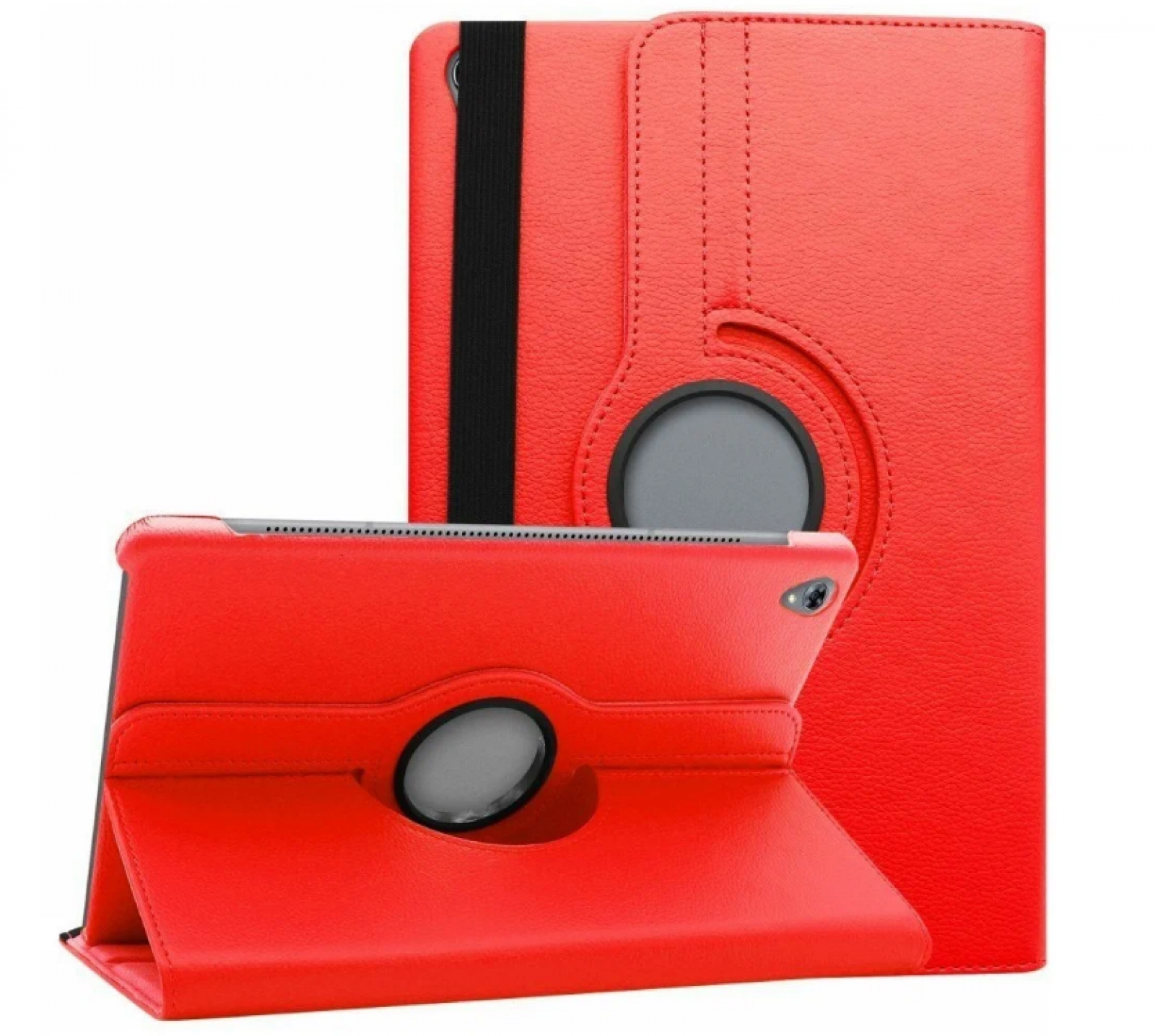 Чехол MyPads для планшета Huawei MediaPad M6 10.8 с поворотным механизмом, красный