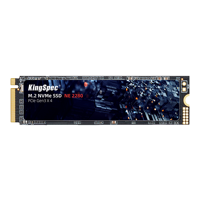 Твердотельный накопитель Kingspec SSD NE-512 2280, 512GB, M.2(22x80mm), NVMe, PCIe 3.0 x4, R/W 2400/1700MB/s, IOPs н. д./н. д, TBW 400, DWPD 0.69 (3 года) (NE-5122280)