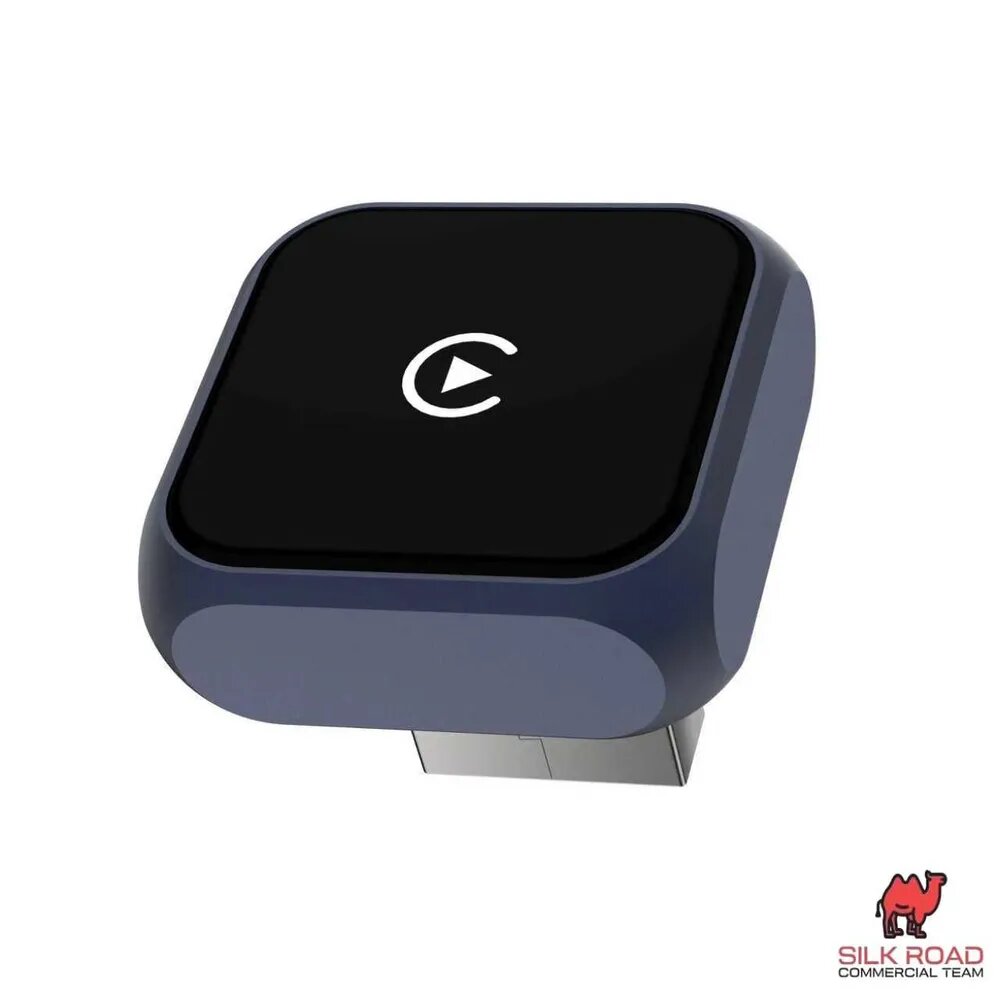 CP027-18 Беспроводной адаптер CarPlay для автомобиля, Wi-Fi, Bluetooth, синий