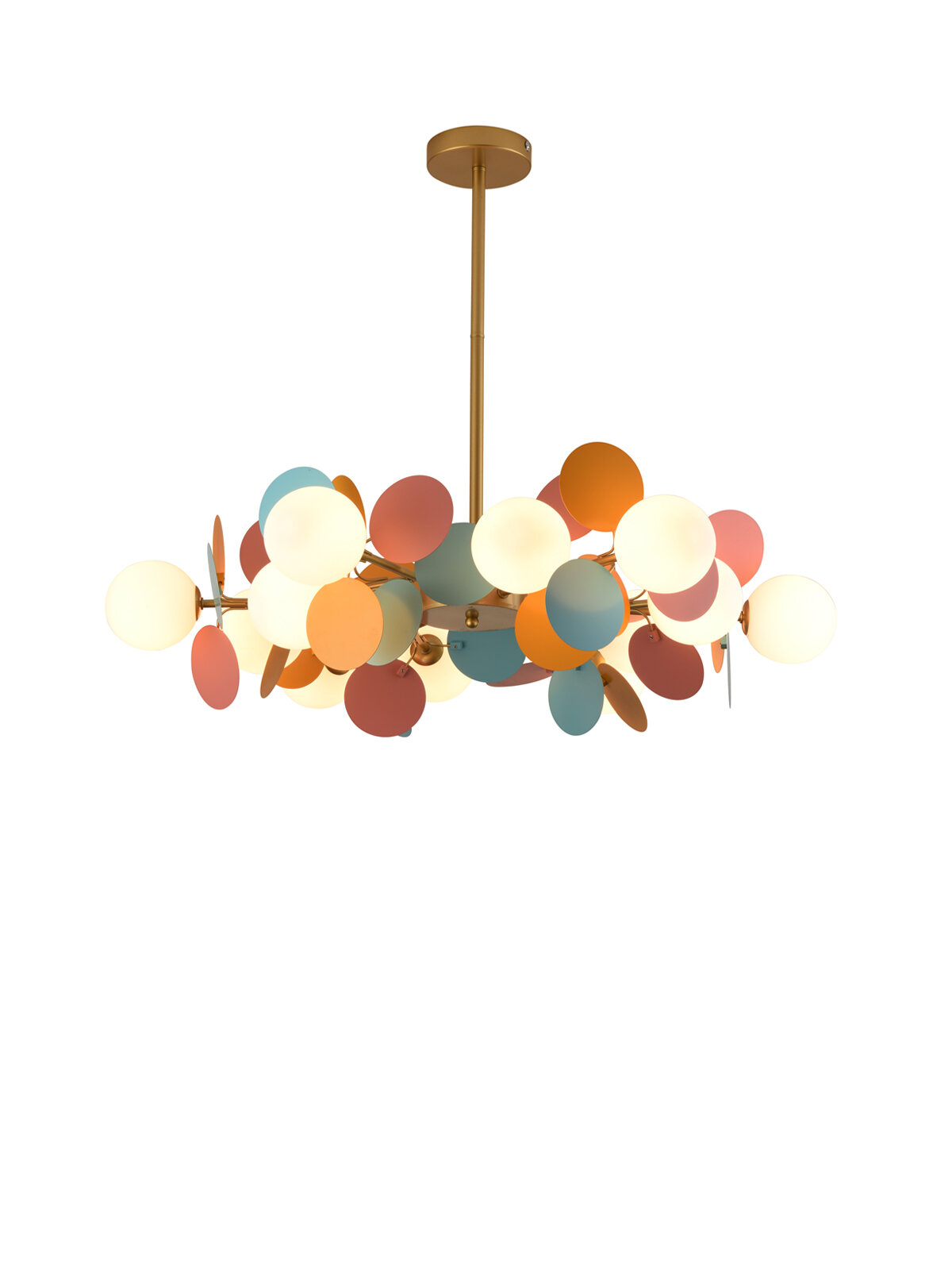 Светодиодная люстра-дерево для потолка гостиной, красочный цветок, 12 ламп