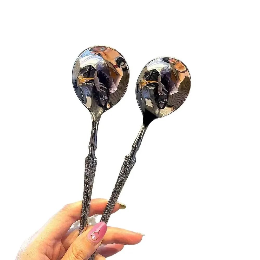 Набор столовых приборов серебряный 2 предм. серебристый