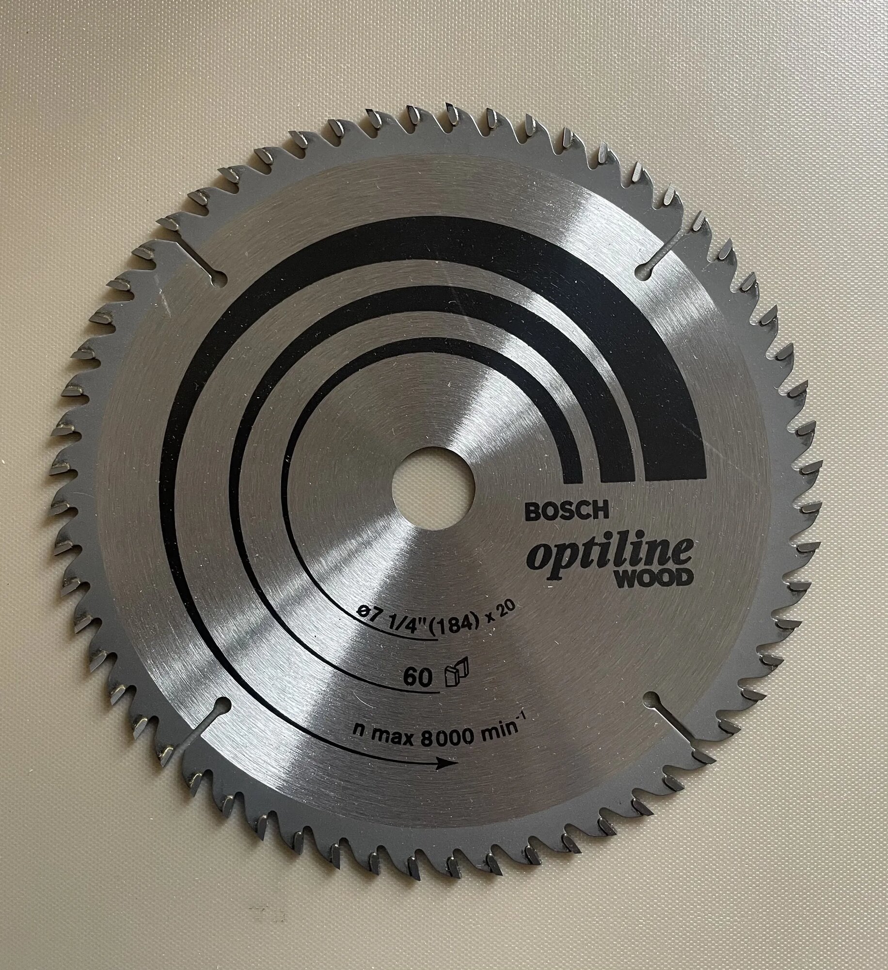 Диск пильный BOSCH 2608640854 Optiline Wood 184x2,5 x20.60 зуб.