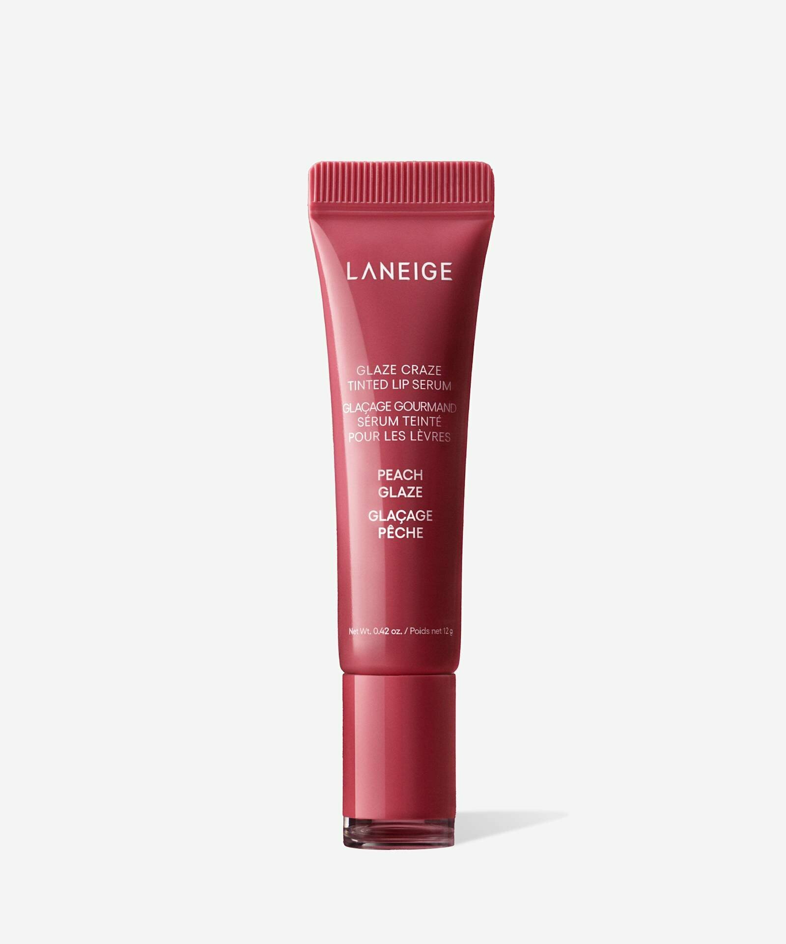LANEIGE Тинт сыворотка для губ Glaze Craze Tinted Lip Serum - Peach Glaze 12 гр