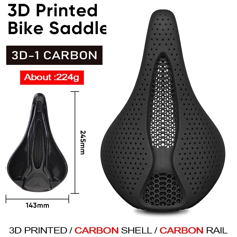 BUCKLOS 3D-принт седло CARBON BASE 3D-1