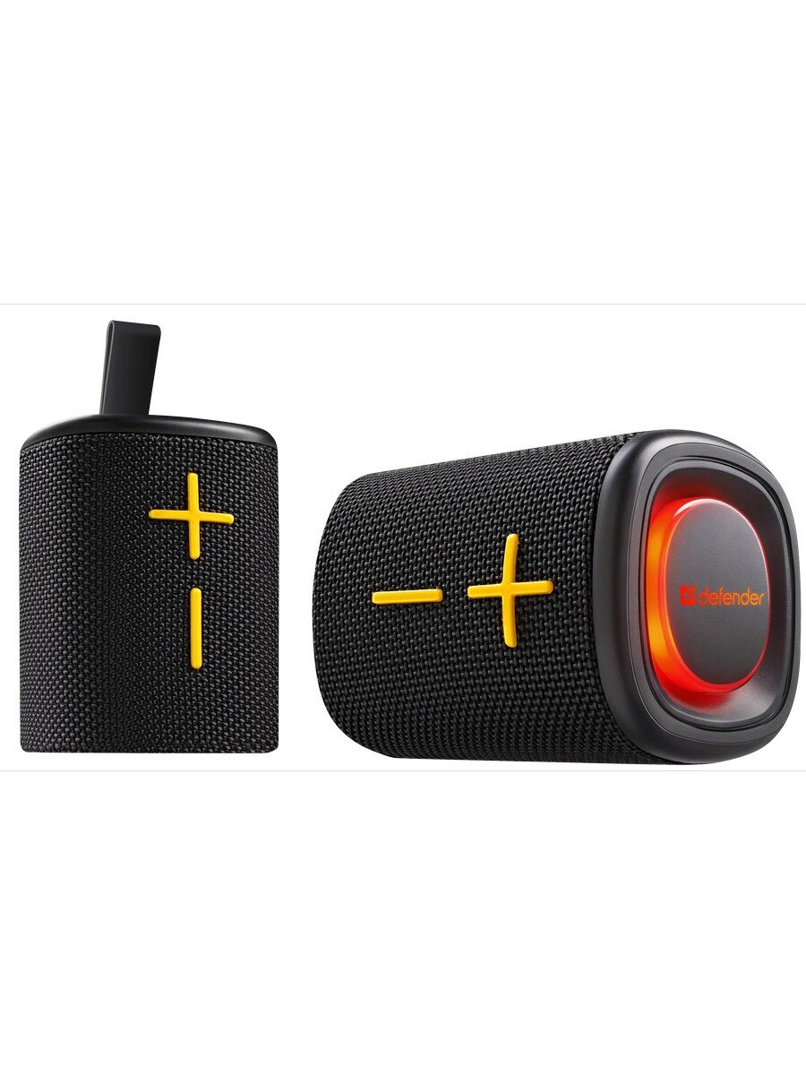 Колонка портативная DEFENDER Union black (20Вт, Bluetooth, питание от USB/аккумулятора) (65139)