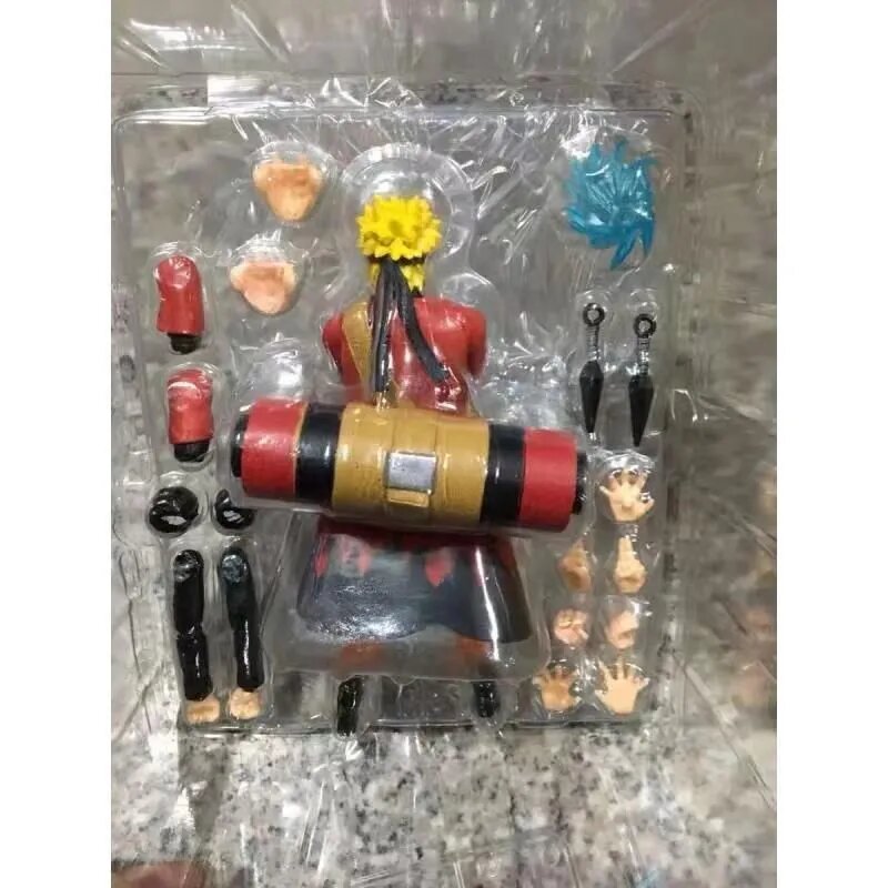 Фигурка Naruto Uzumaki Shippuden Action Figure: коллекционная фигурка Наруто из ABS пластика для мальчиков — фото 1