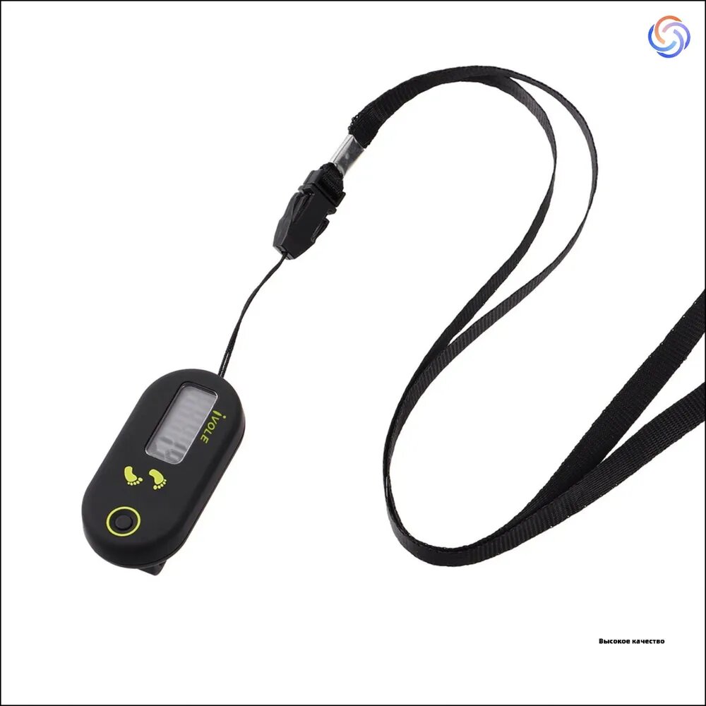 Шагомер Clispeed черный, Универсальный, с дисплеем, 35 г