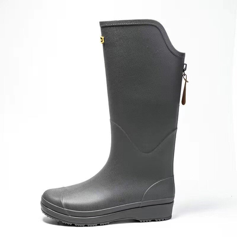 Дропшиппинг мужских и женских высоких резиновых сапог, модных резиновых сапог, водонепроницаемой обуви для активного отдыха, резиновой обуви, а также водонепроницаемых сапог с флисовой подкладкой и утолщенной подошвой для женщин. EU:42