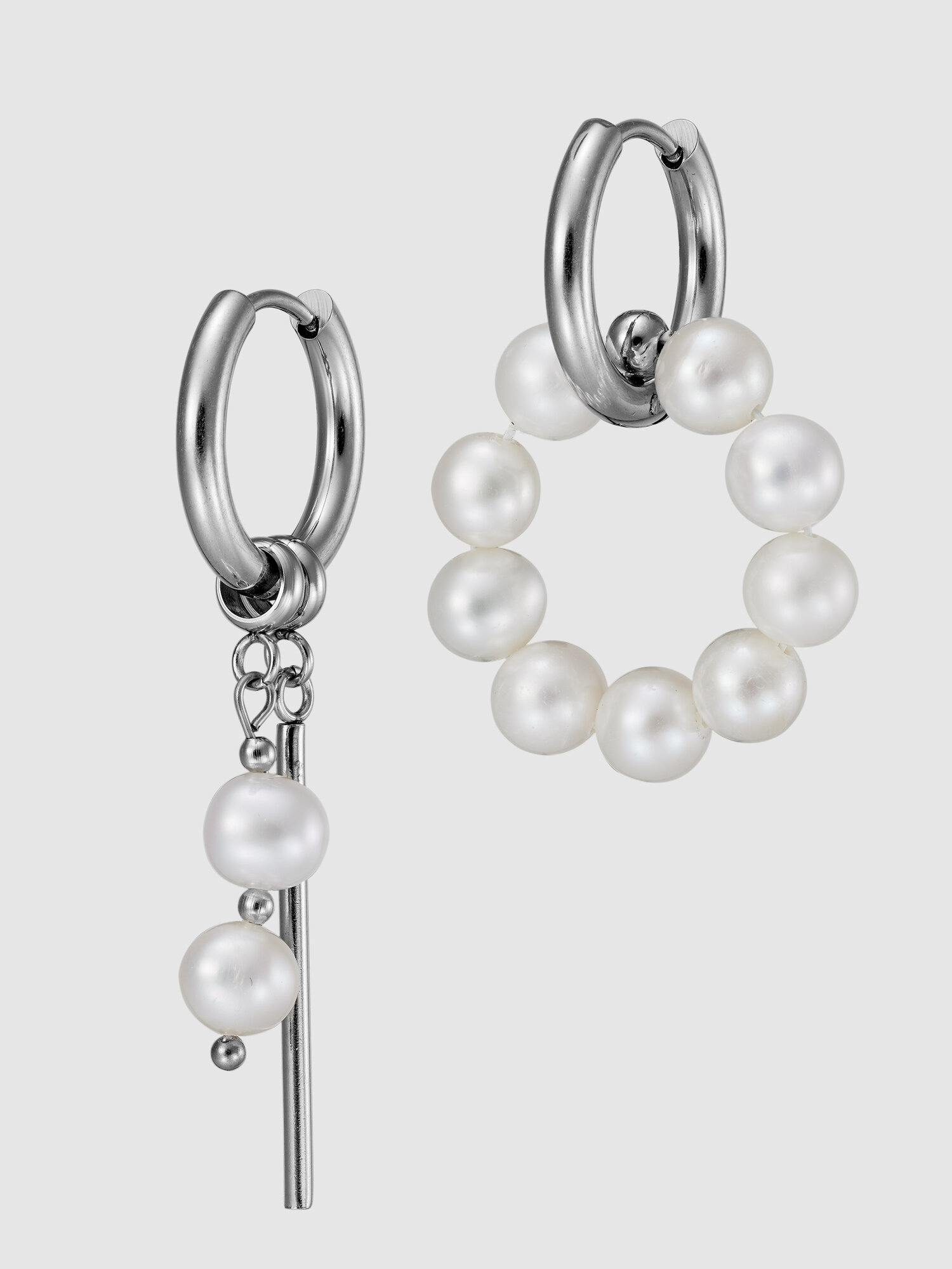 Серьги, жемчуг культивированный