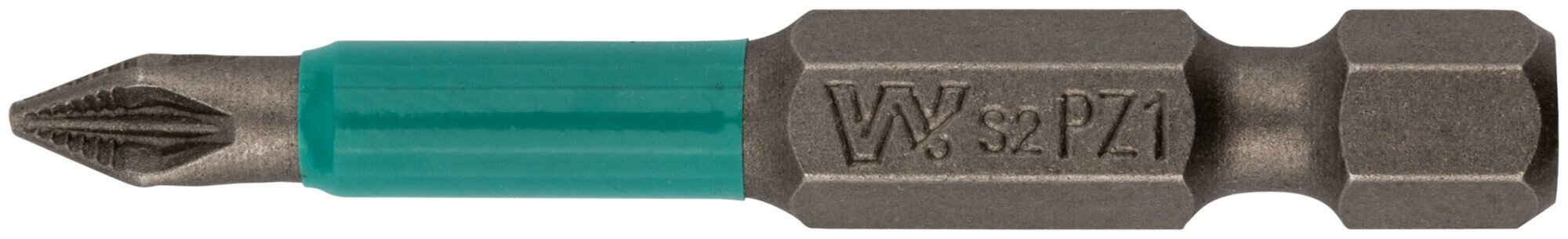 Биты WP, сталь S2, с насечкой, односторонние Профи, 50 мм PZ1, 10 шт.
