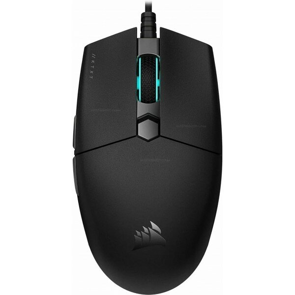 Мышь Corsair KATAR PRO XT черный 18000dpi 6кн. 1.8м
