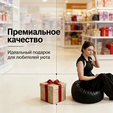Пуф с ящиком для хранения, черный матовый, акрил, 50х30х30 см