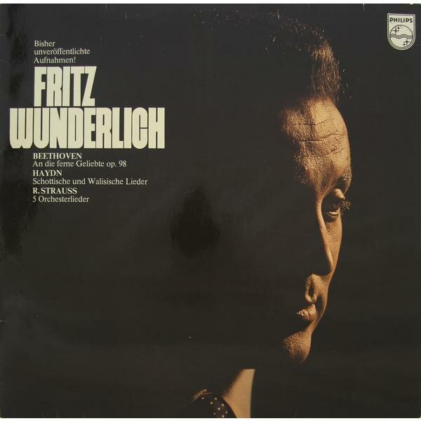 Винтажная виниловая пластинка BEETHOVEN - AN DIE FERNE GELIEBTE OP. 98; HAYDN - SCHOTTISCHE UND WALISISCHE LIEDER; R. STRAUSS - 5 ORCHESTERLIEDER (FRITZ WUNDERLICH)