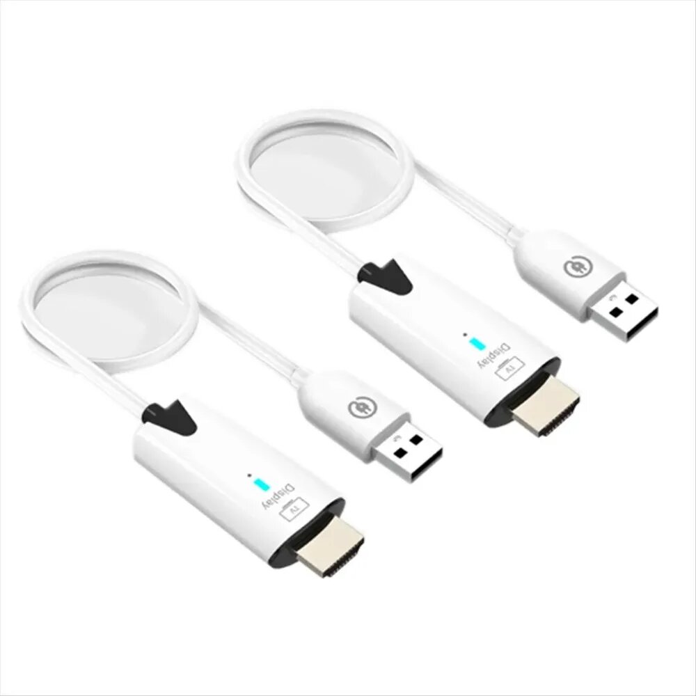 5G 30M Беспроводной HDMI-совместимый удлинительный кабель Аудио-видео передатчик и приемник Адаптер дисплея для камеры ПК (белый