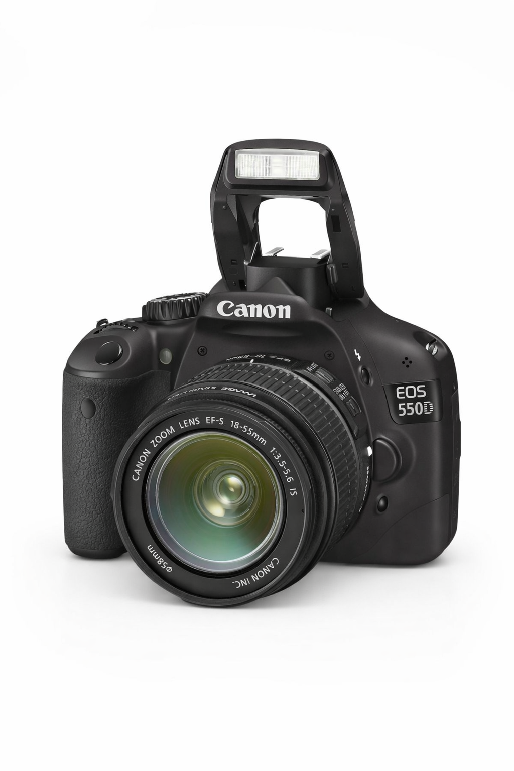 Цифровая зеркальная камера Canon EOS 550D Kit EF-S 18-55mm IS, 18 МП, Full HD, черная