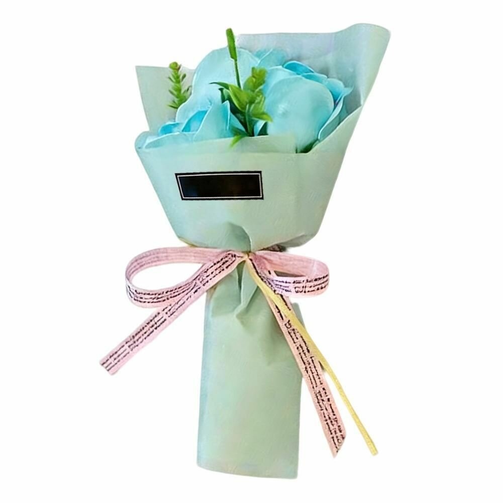 Букет мыльных роз для мамы и учителя: Подарочный набор с реалистичными цветами