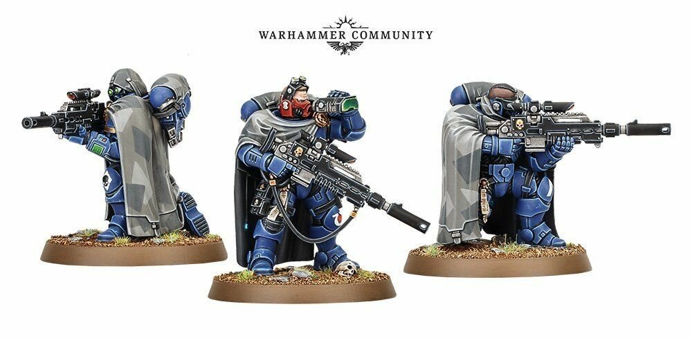Elite Snipers Squad. С подставками. Warhammer 40.000