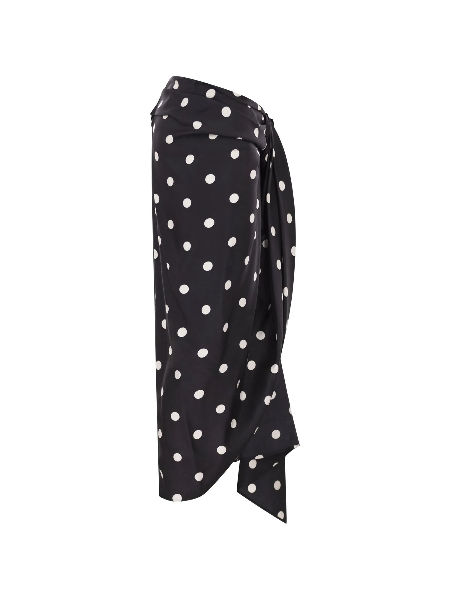 Юбка SPORTMAX Polka-dot bow skirt, размер 42 — фото 1