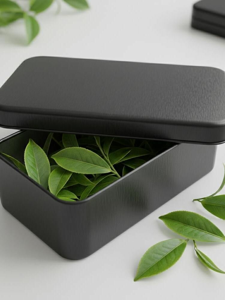 Жестяная коробочка для хранения мелочей / металлическая коробка для хранения вещей / железный футляр