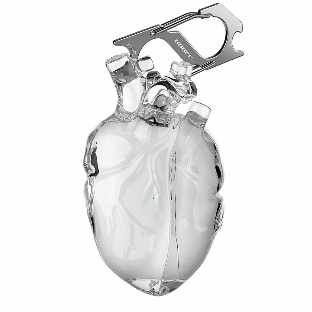 Чехол для наушников в форме сердца, изготовленный методом 3D-печати, подходит для AirPods Pro 3.