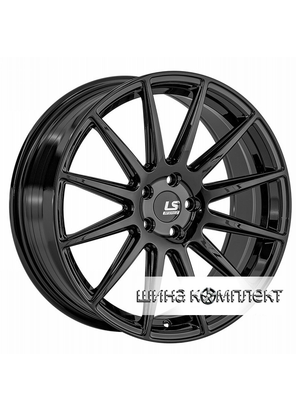 Колесный диск LS FlowForming RC98 9x19 5x112 ET44 66,6 BK литой для автомобиля