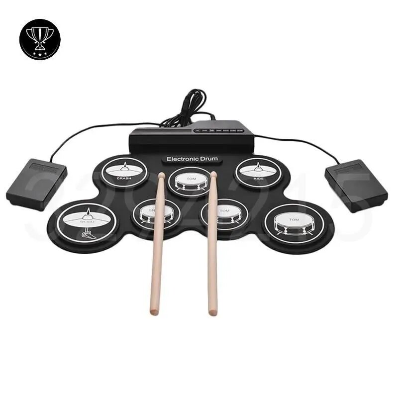 GM Электронный барабан / барабанная установка детская гибкая