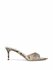 Босоножки Veronica Beard Snake print sandals, размер 7, разноцветный