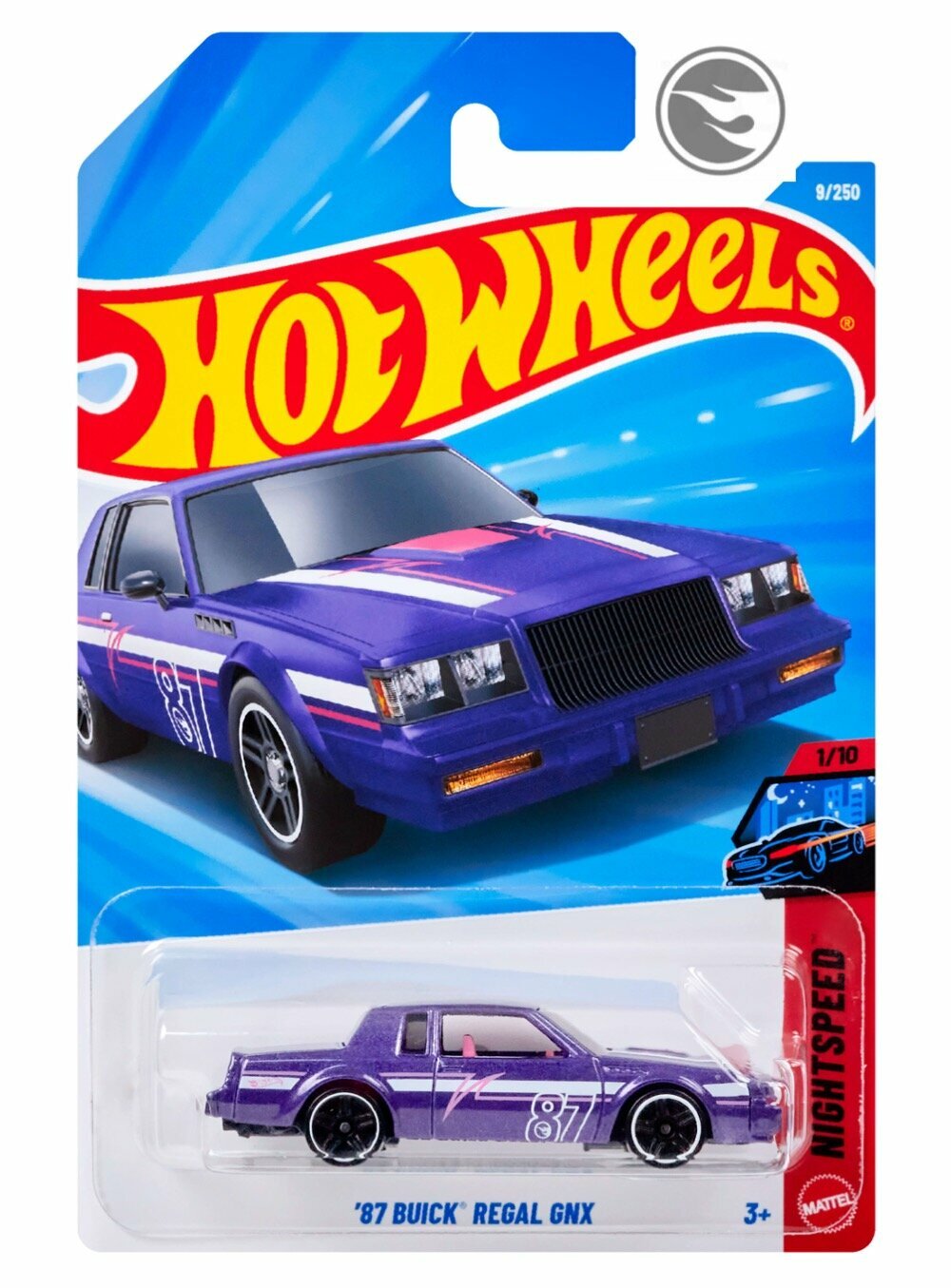 JJM00 Hot Wheels машинка металлическая игрушка коллекционная масштабная модель 87 Buick Regal GNX TH Treasure Hunt кейс 2026