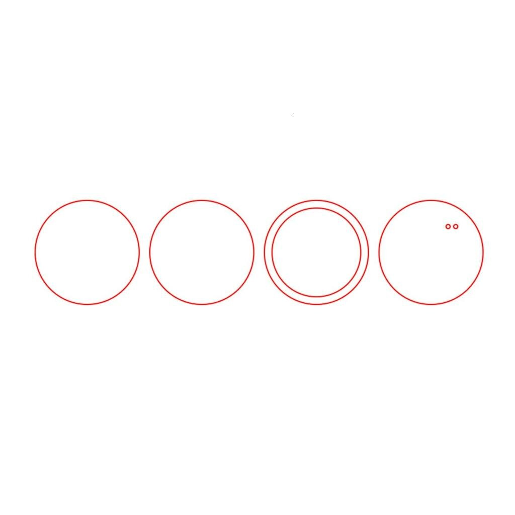 Акриловые пластины для квиксэнд-поделок, размер 2