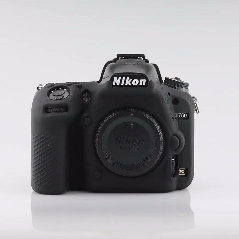 Силиконовый чехол CameraCase для Nikon D750 черный, защита от царапин
