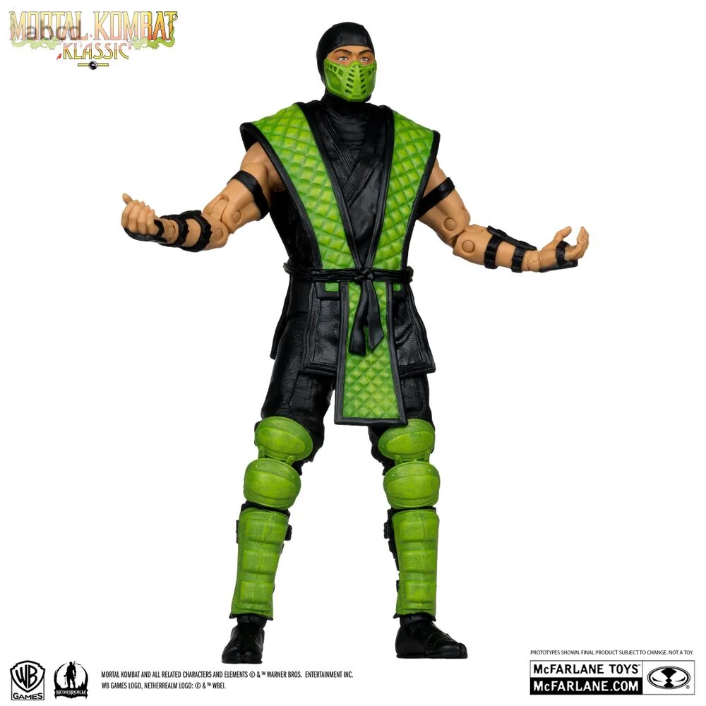 Фигурка Mortal Kombat Klassic Reptile McFarlane Toys 17+ Фигурка коллекционная — фото 1
