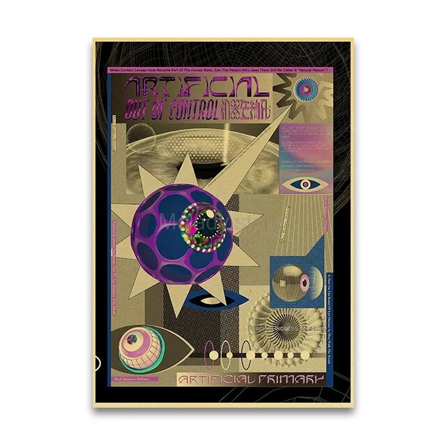 Абстрактный печатный холст SW11132, 21x30 см