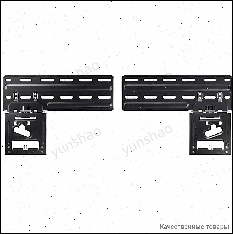 Тонкий и плотно прилегающий настенный кронштейн для ТВ, черный WMN-B50EB
