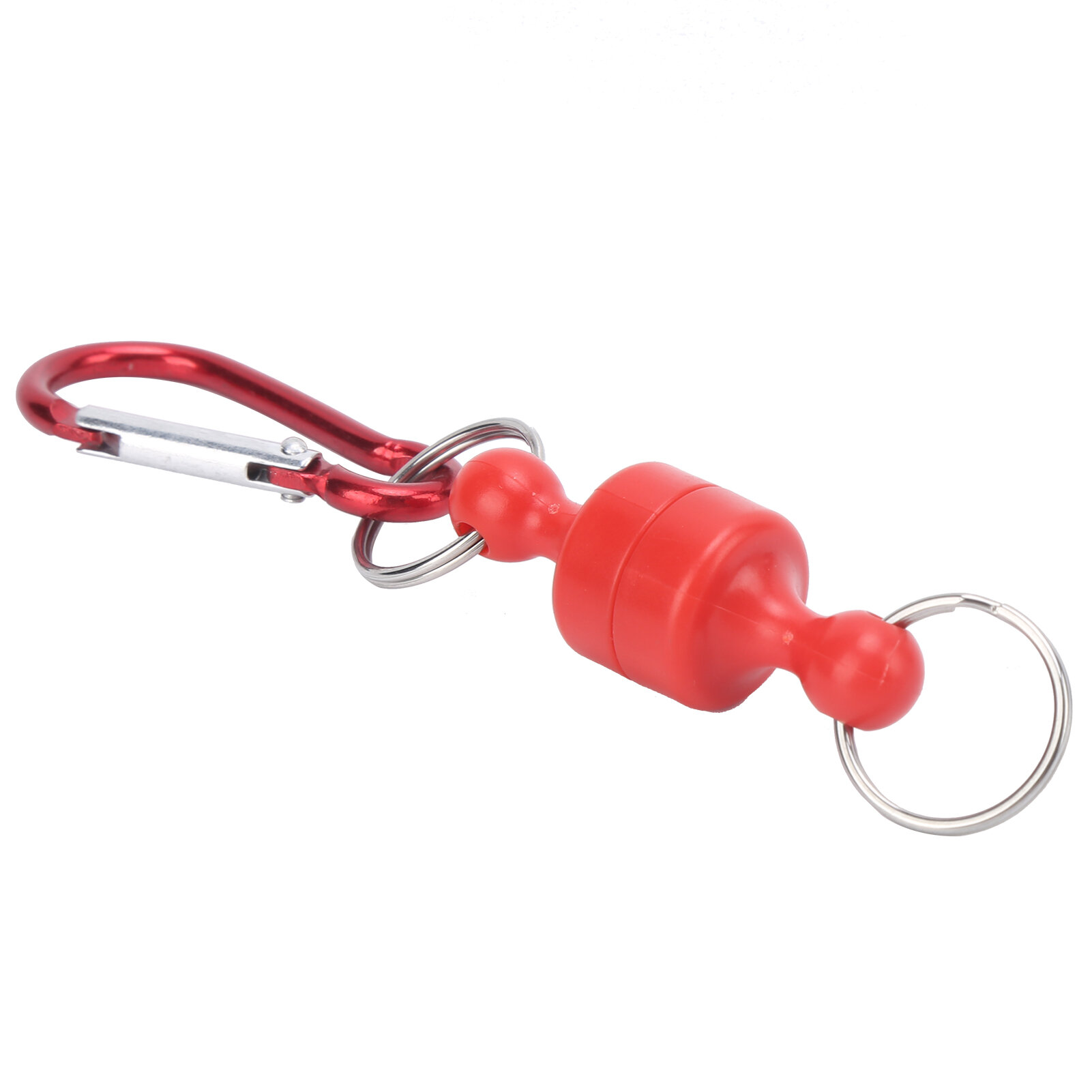 Прочный магнитный карабиндержатель с металлической сеткой и клипсой для ключей для активного отдыха