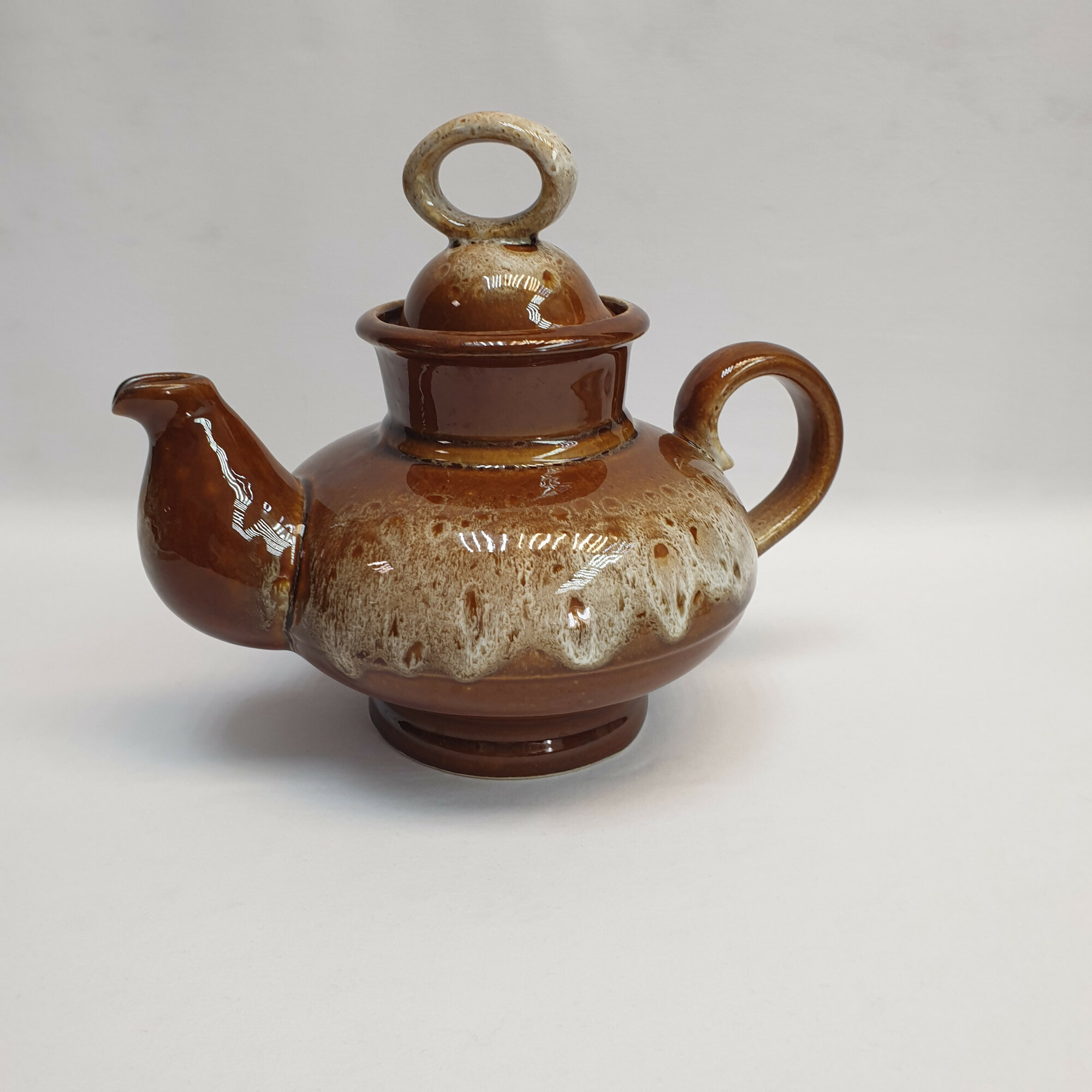 Винтажный чайник, обливная керамика 1.9 л, СССР