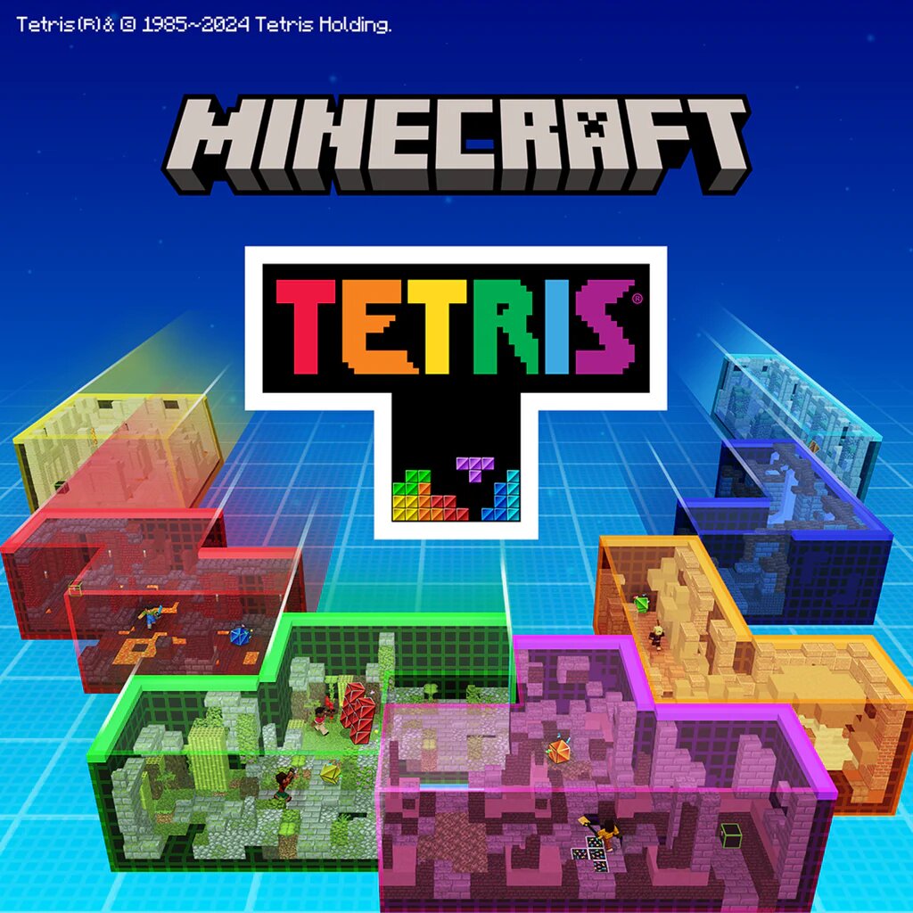 Дополнение Minecraft Tetris, цифровое издание PlayStation 5, регион Турция / код пополнения баланса