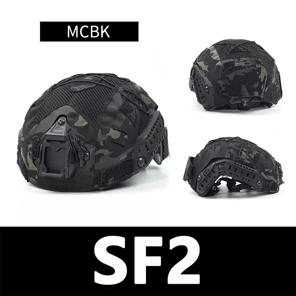 Шлем тактический SF2 MCBK черный