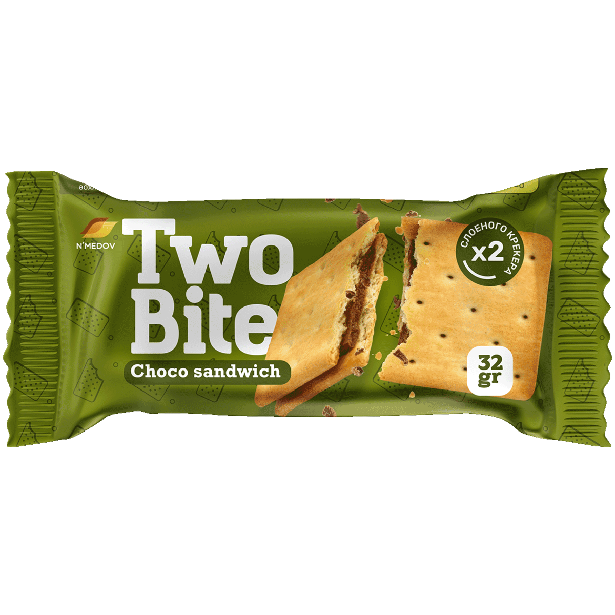 Крекер Krember Two Bite с шоколадной начинкой 32 г