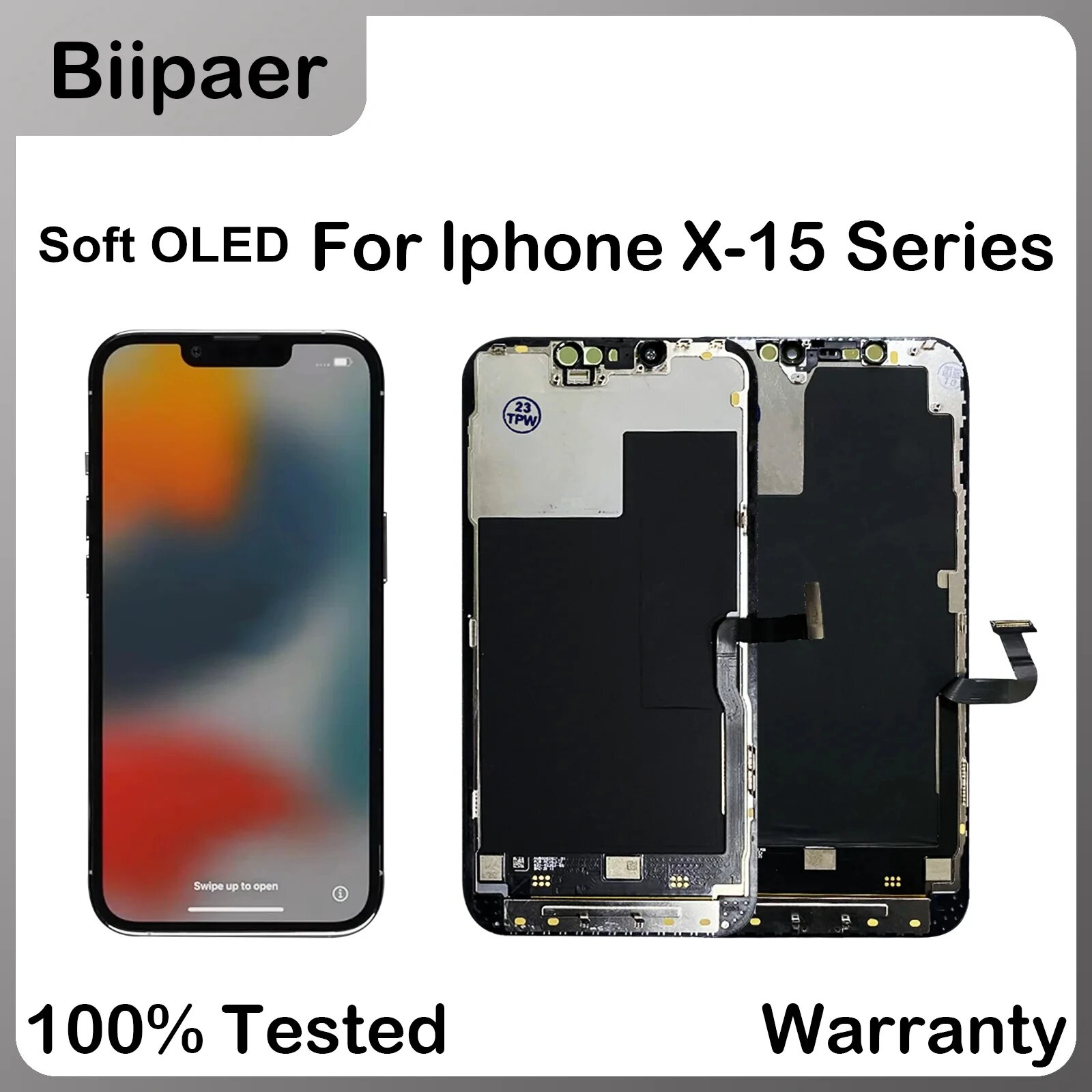 Мягкий OLED LCD-экран для iPhone XR, 11 Pro, X, XS, 13; сенсорный дисплей для iPhone 11, XS XS OEM