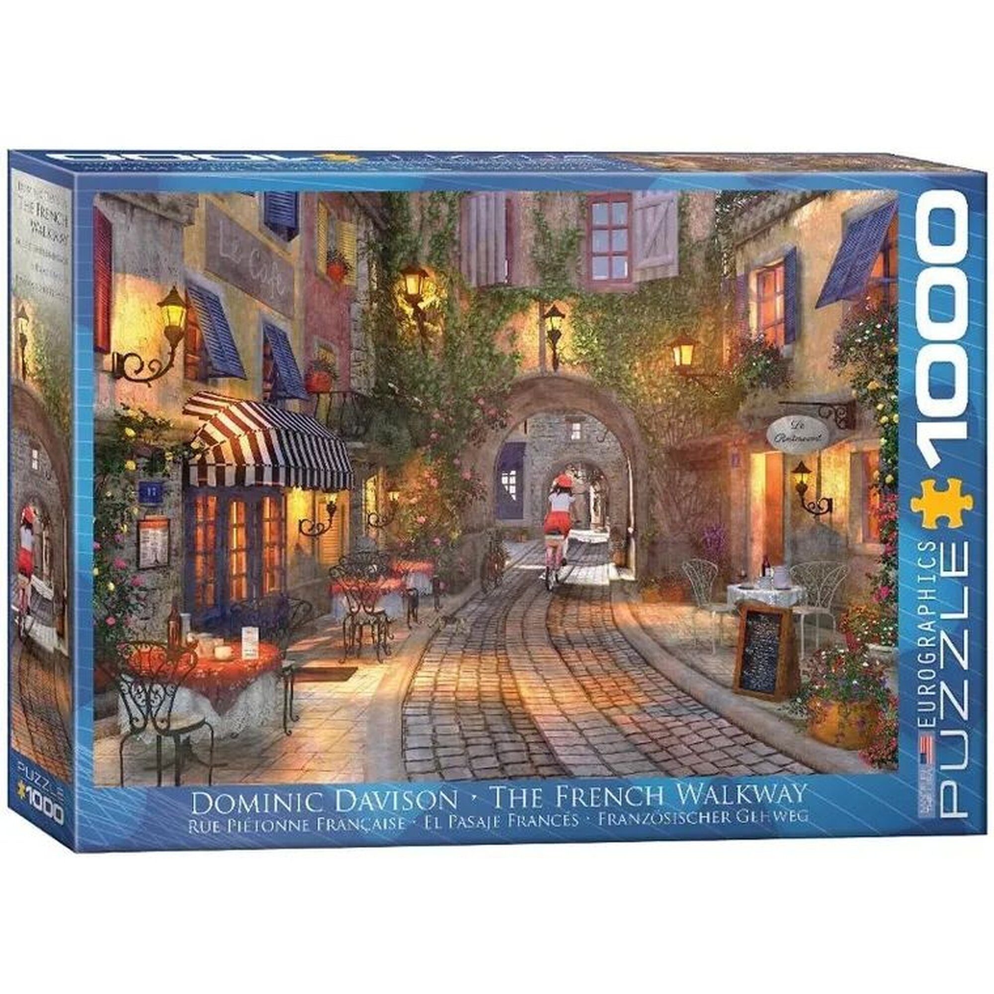 Пазл Eurographics "Французская дорожка", 1000 элементов, картон, 68x48 см