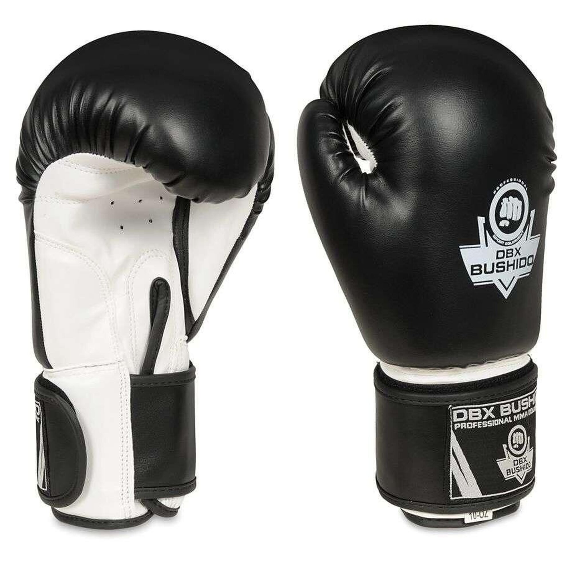 Детские боксерские перчатки DBX Bushido ARB-407a, Decathlon, Цвет: Черное, Размер: 8 унций