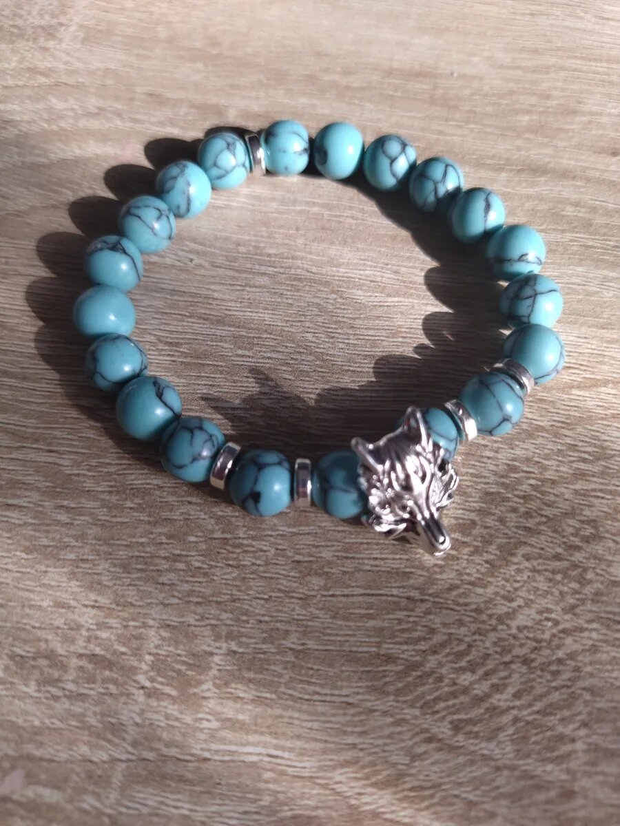 Браслет, бирюза