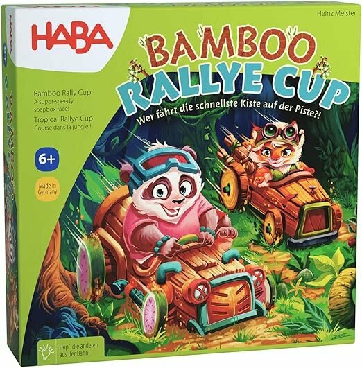 Детская настольная игра Haba - "Бамбуковое ралли", игра на реакцию, от 6 лет - 2010883001