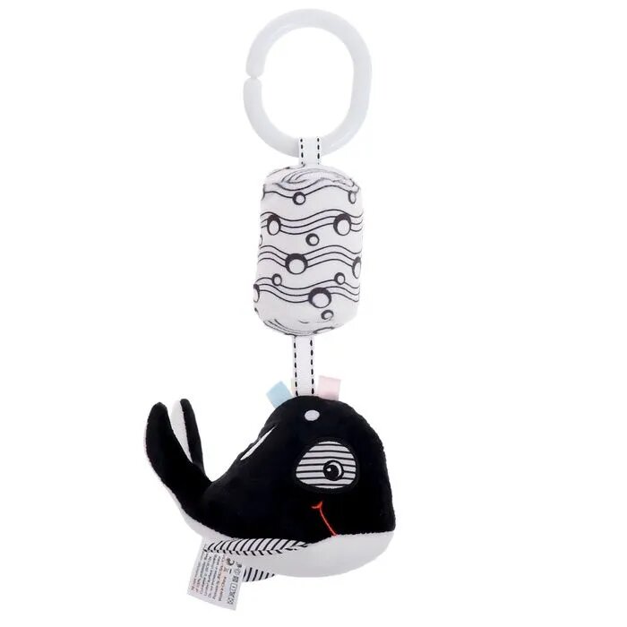 Игрушка-подвеска для кроватки и коляски «Китёнок» мягкая подвеска для малышей, игрушка погремушка для развития