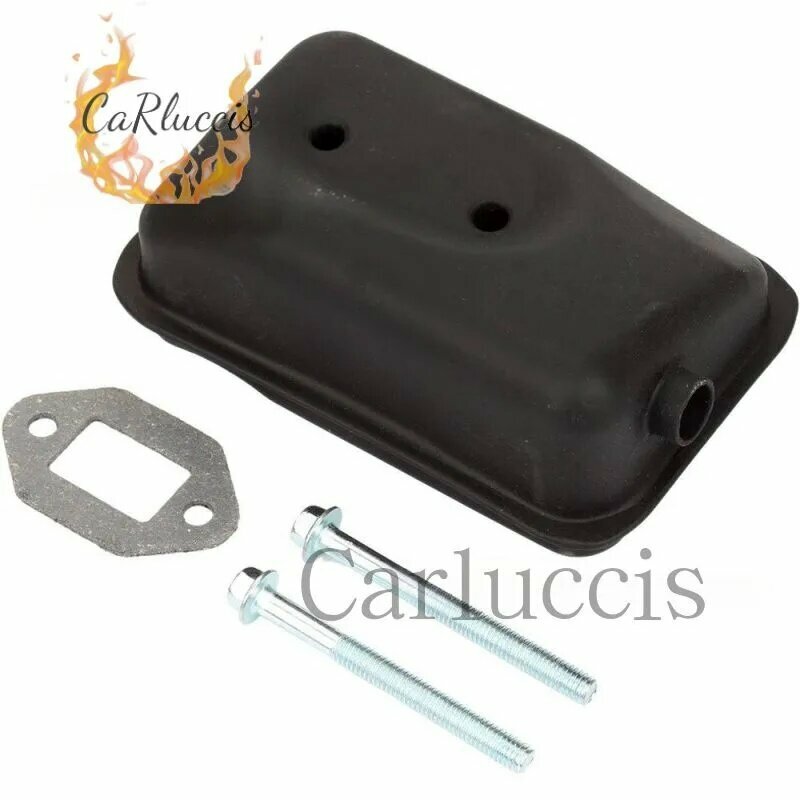 Запчасти для мини-мотоциклов 49cc Маленький спортивный автомобиль для бездорожья Четырехколесный Liya Квадратный глушитель выхлопной трубы с винтами