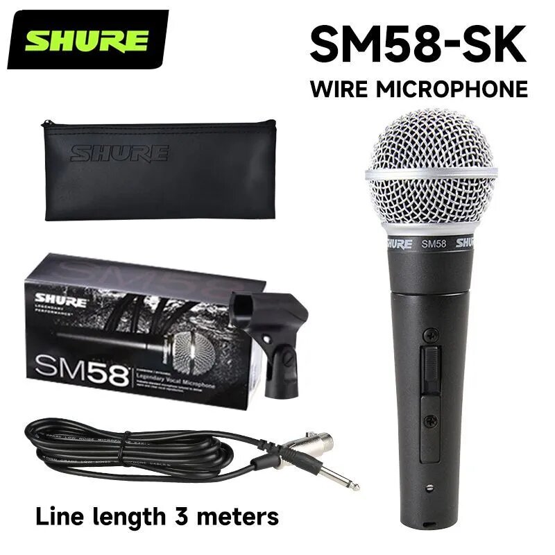 Shure Микрофон для живого вокала, черный